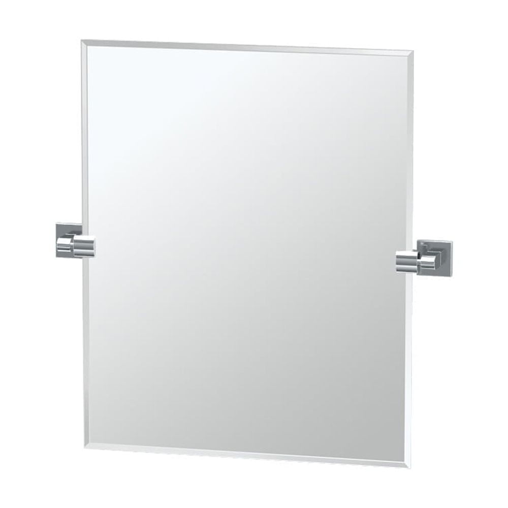 Gatco Elevate 24" Frameless Rectangle Mirror, Chrome - Walmart.com