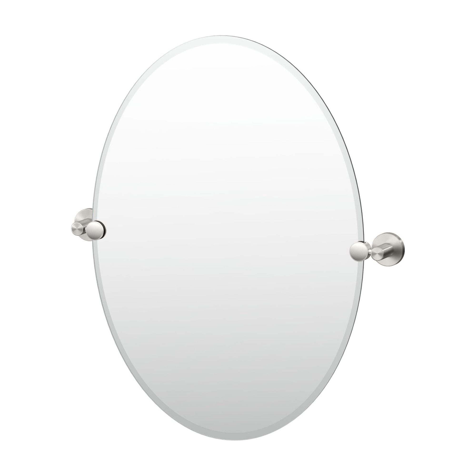 Gatco 4669 Reveal 19-1/2" W X 26-1/2" H Oval Frameless Bathroom Mirror ...