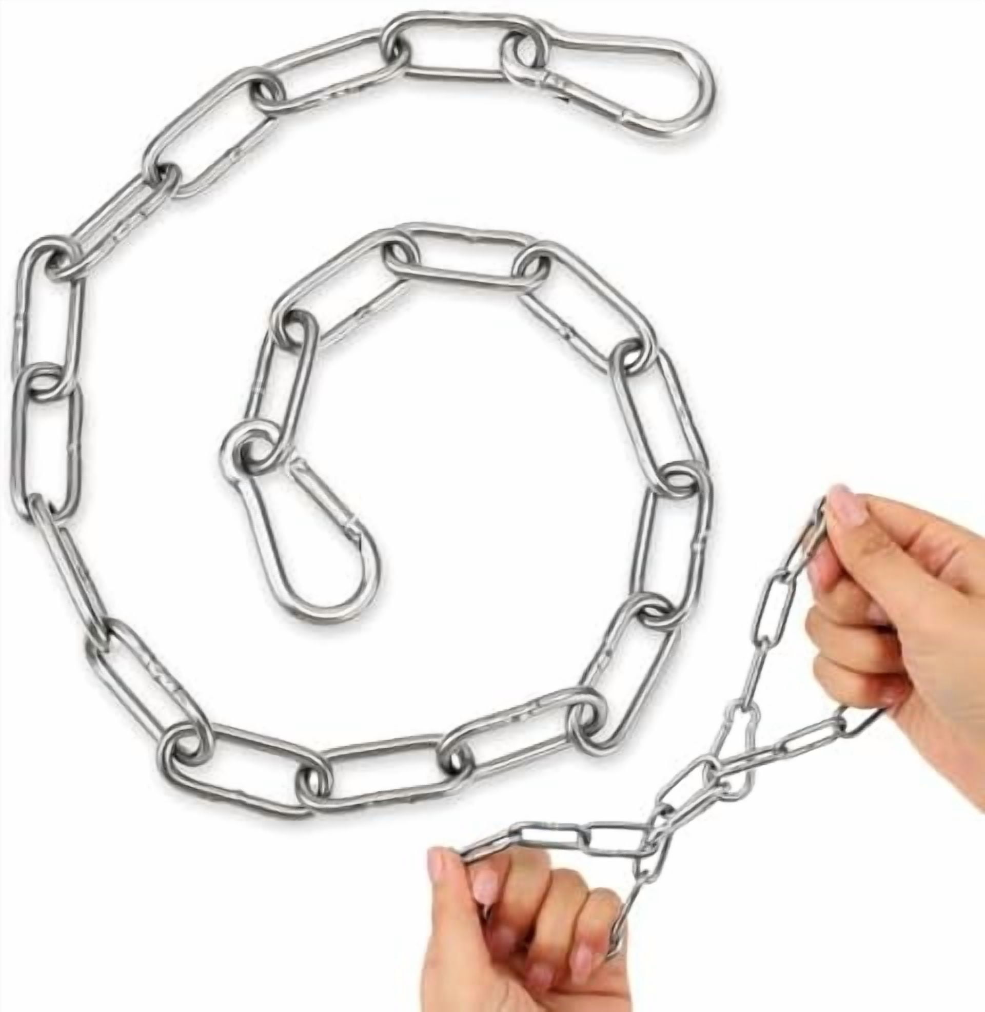 Gate Chain Lock, 20 Inch Stainless Steel Chain Locks for Outside, Metal ...