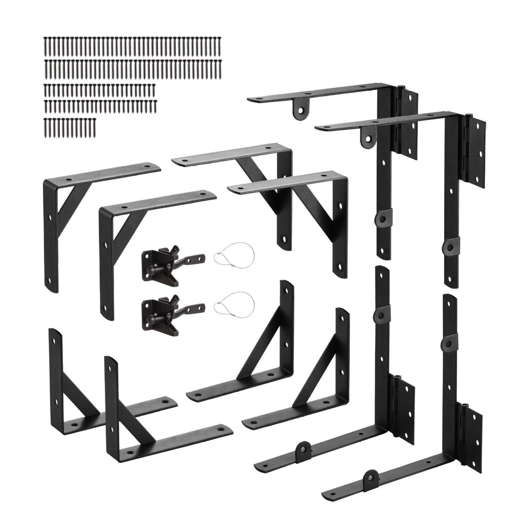 Gate Corner Brace Bracket, 2 Sets, Anti Sag Gate Frame Hardware Kit ...