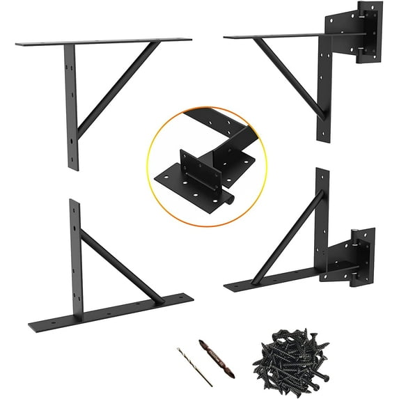 Gate Corner Brace Bracket Heavy Duty Adjustable No Sag Kit Durable ...