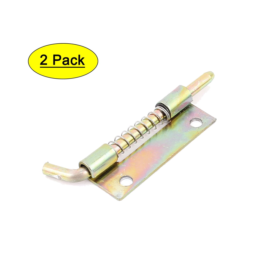 Unique Bargains Gate Door Metal Right Left Hand Spring Loaded Bolt ...