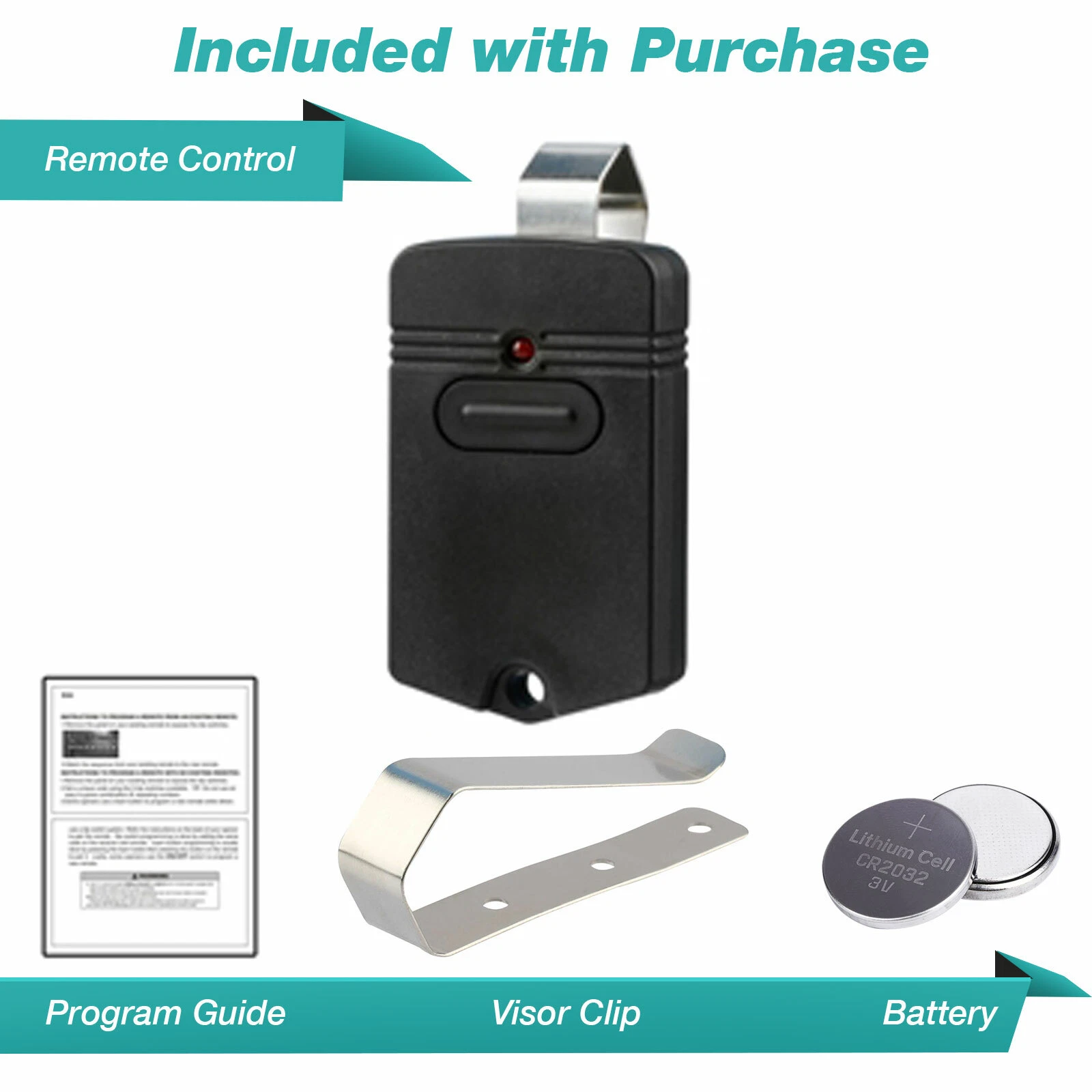 Gate Door Opener Garage 1-Button Remote For Gto Mighty Mule Rb741 Fm135 ...