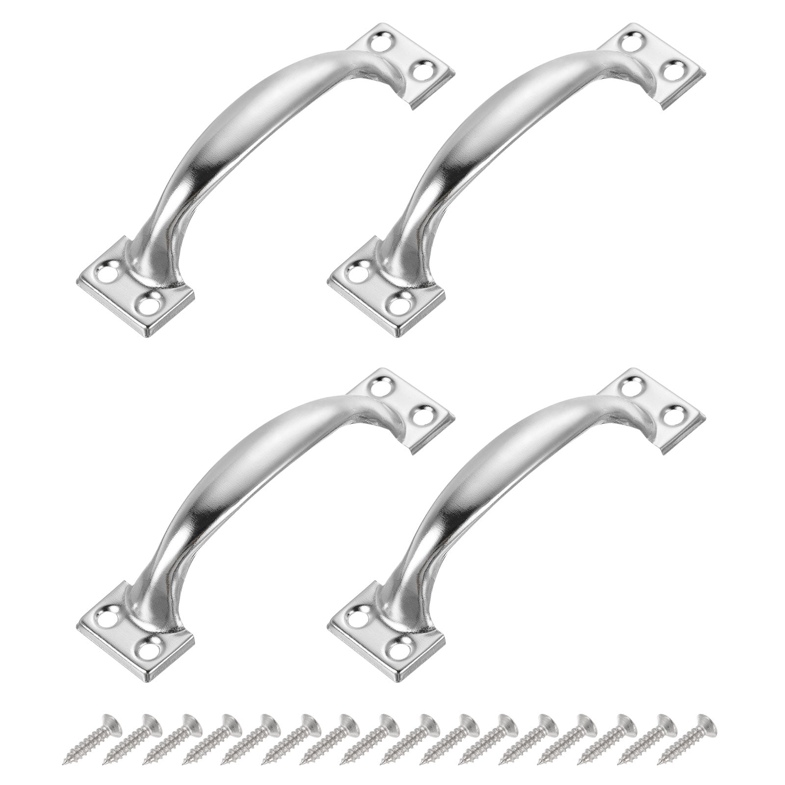 Gate Handle Pulls, 4pack 4 inch/99mm Long Door Pull Handles with Screws ...