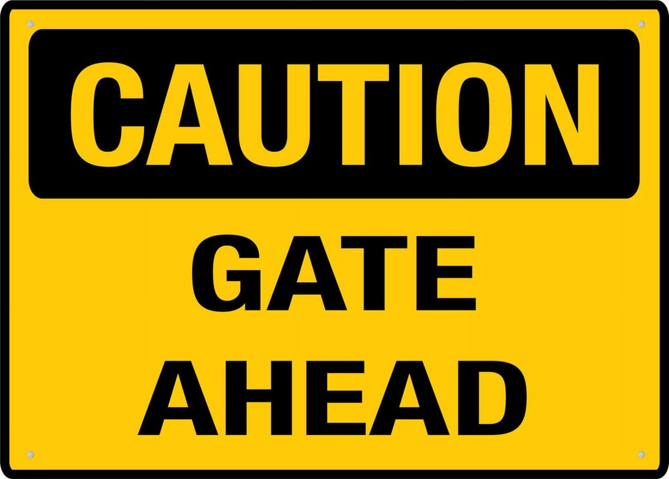 Gate Head Sign Outdoor Metal Sign - 12 X 8 Metal Signs For Business ...
