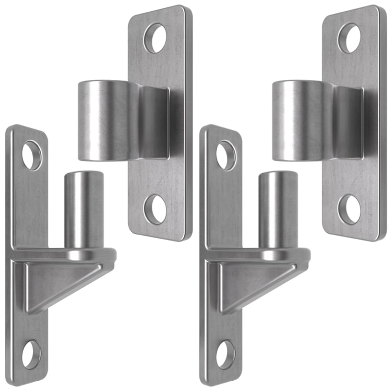 Gate Hinges, 304 Stainless Steel Gate Hinge, One-Piece Heavy Duty 5/8 ...