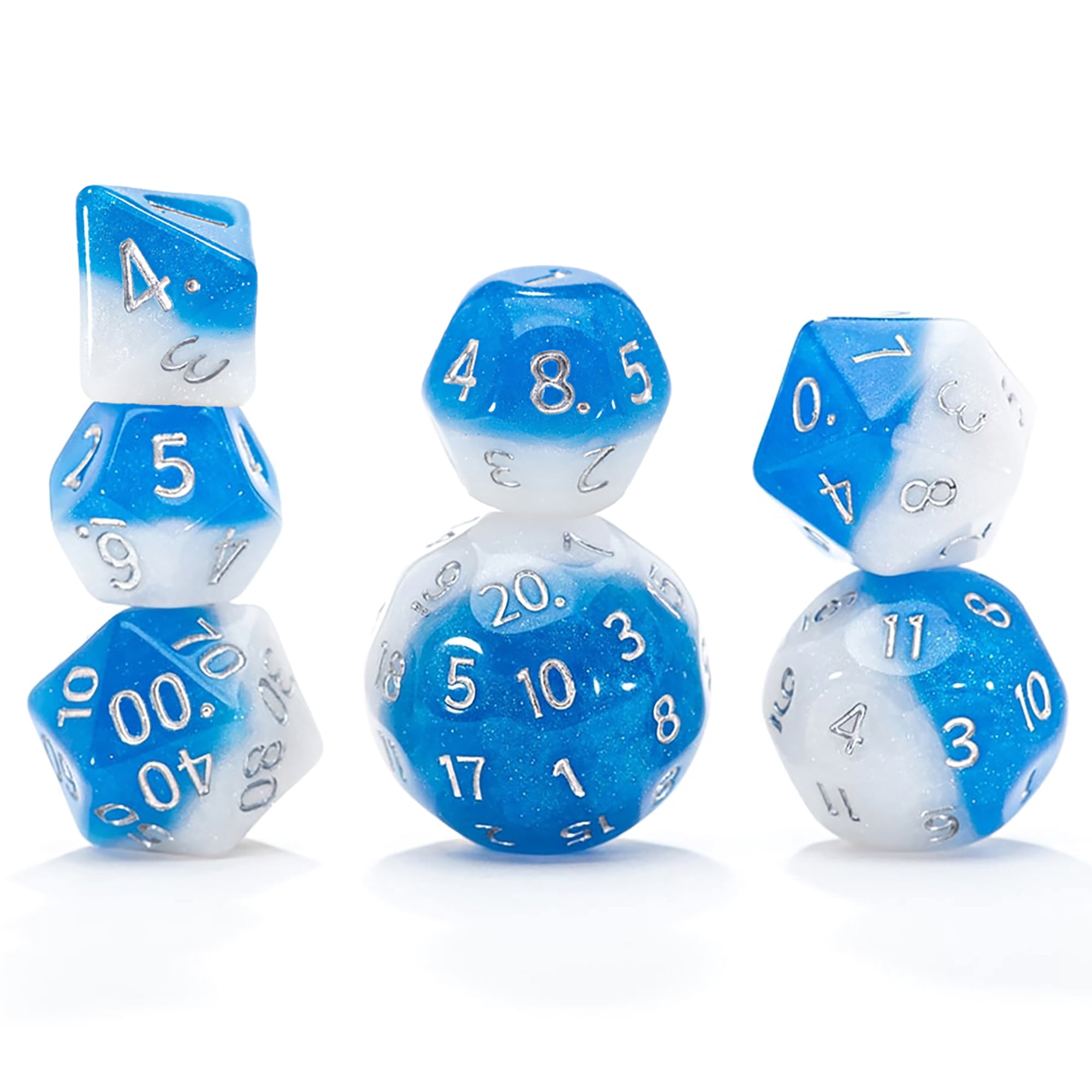 Gate Keeper Games & Dice: Double Dice - Stormwind Fallacy - 7pc RPG Set ...