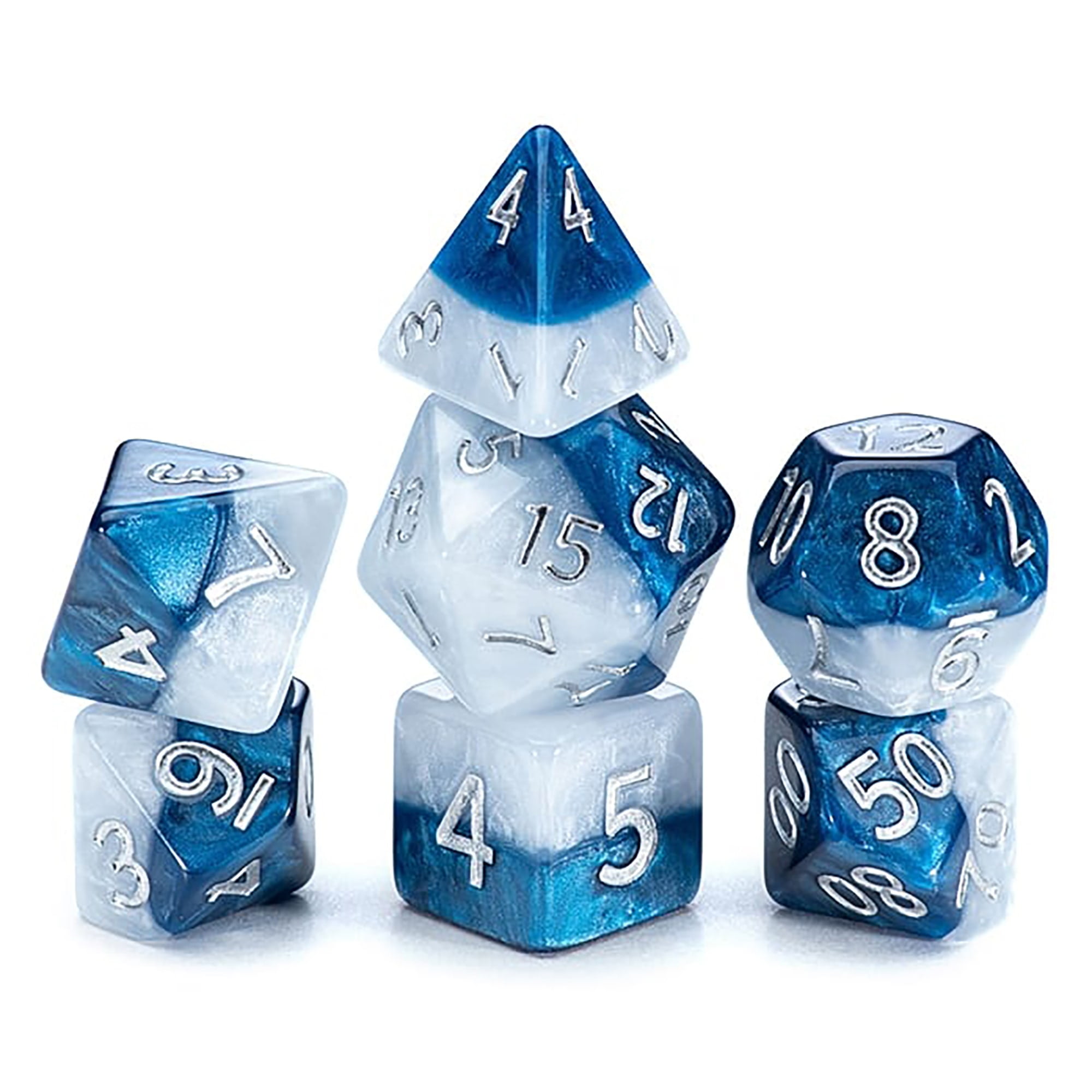 Gate Keeper Games and Dice: Halfsies Dice: Police Box - 7pc Set, Time ...