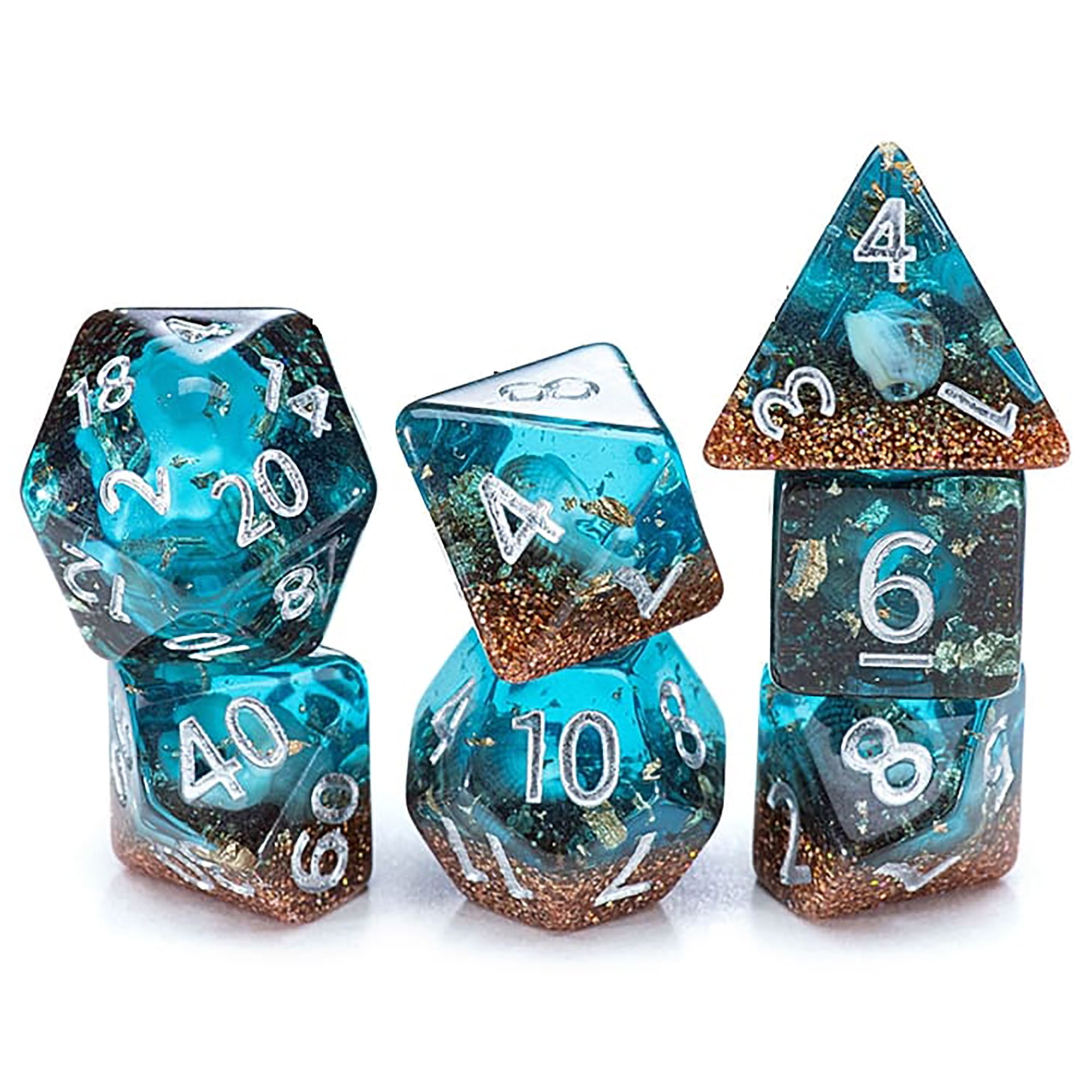 Gate Keeper Games and Dice: Inclusion Dice: Biome - Deep Sea - 7pc Set ...