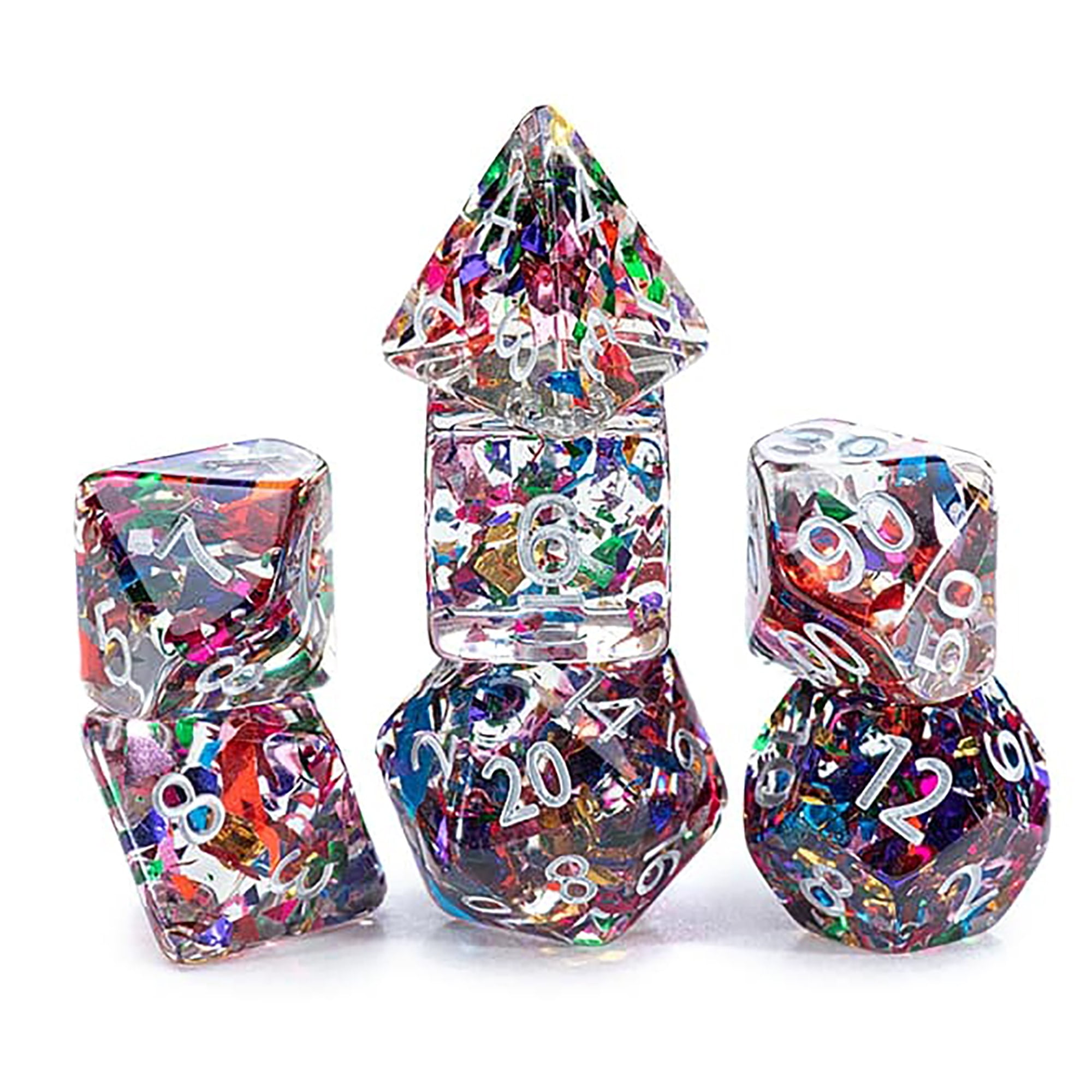 Gate Keeper Games and Dice: Inclusion Dice: Stained Glass - 7pc Set ...