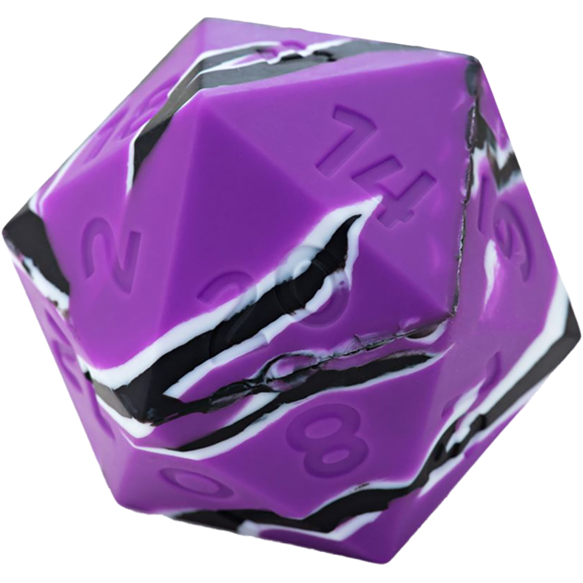 Gate Keeper Games & Dice: Random Encounter - Apocalypse - Purple w/ Black & White Swirls, 58mm ...