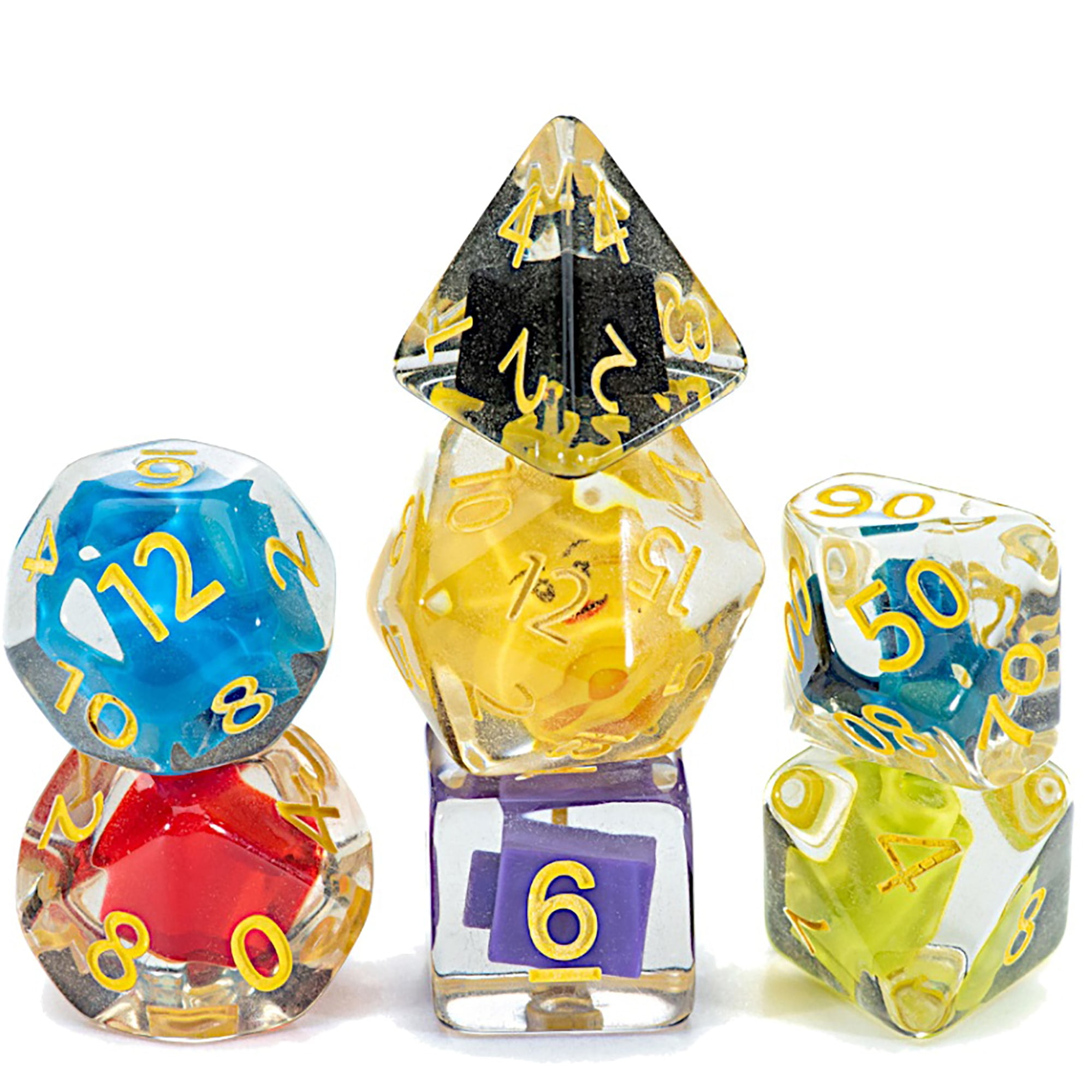 Gate Keeper Games and Dice: Inclusion Dice: Block Head - 7pc Set ...