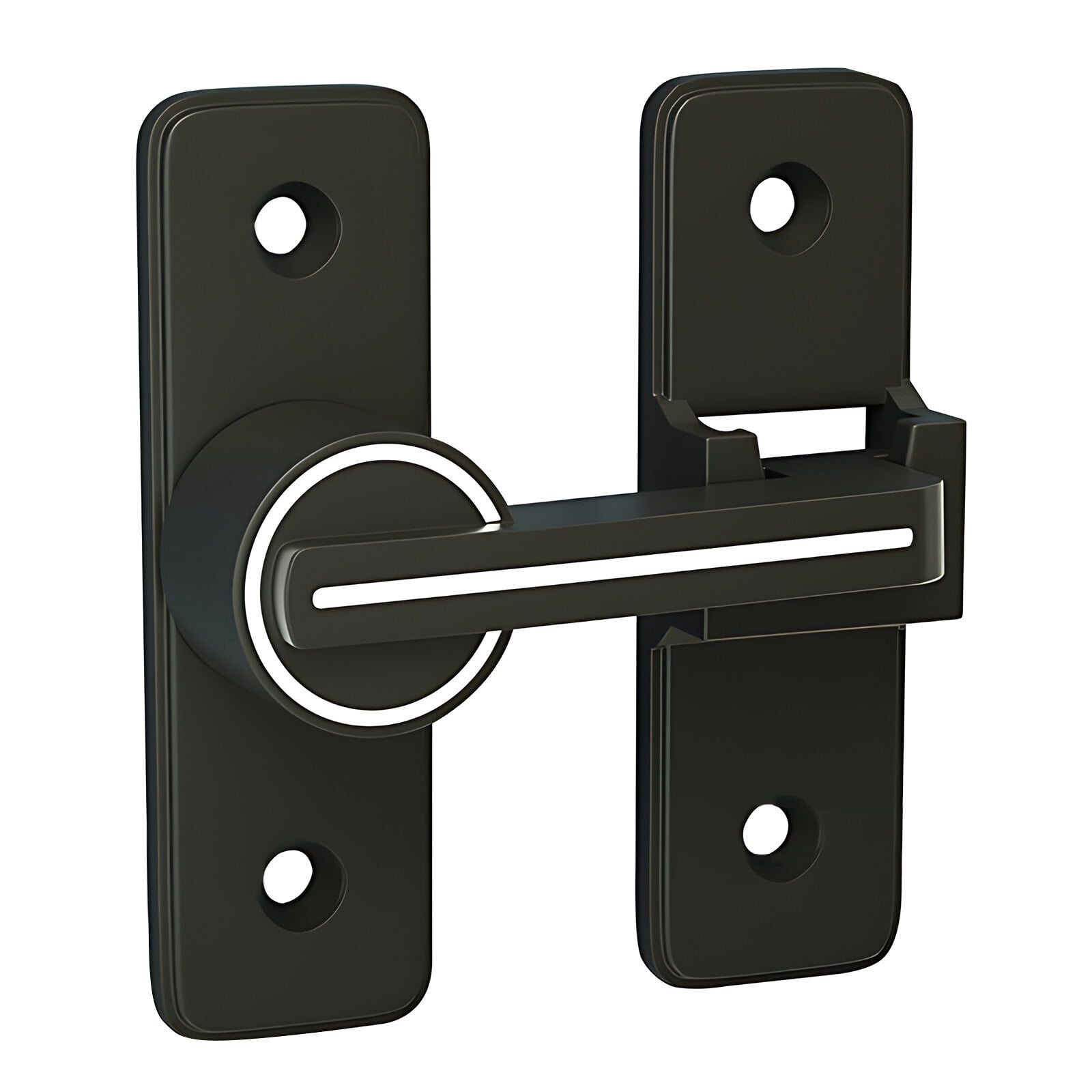 Gate Latch with Luminous Safety Door Lock Heavy Duty Zinc Alloy Anti ...