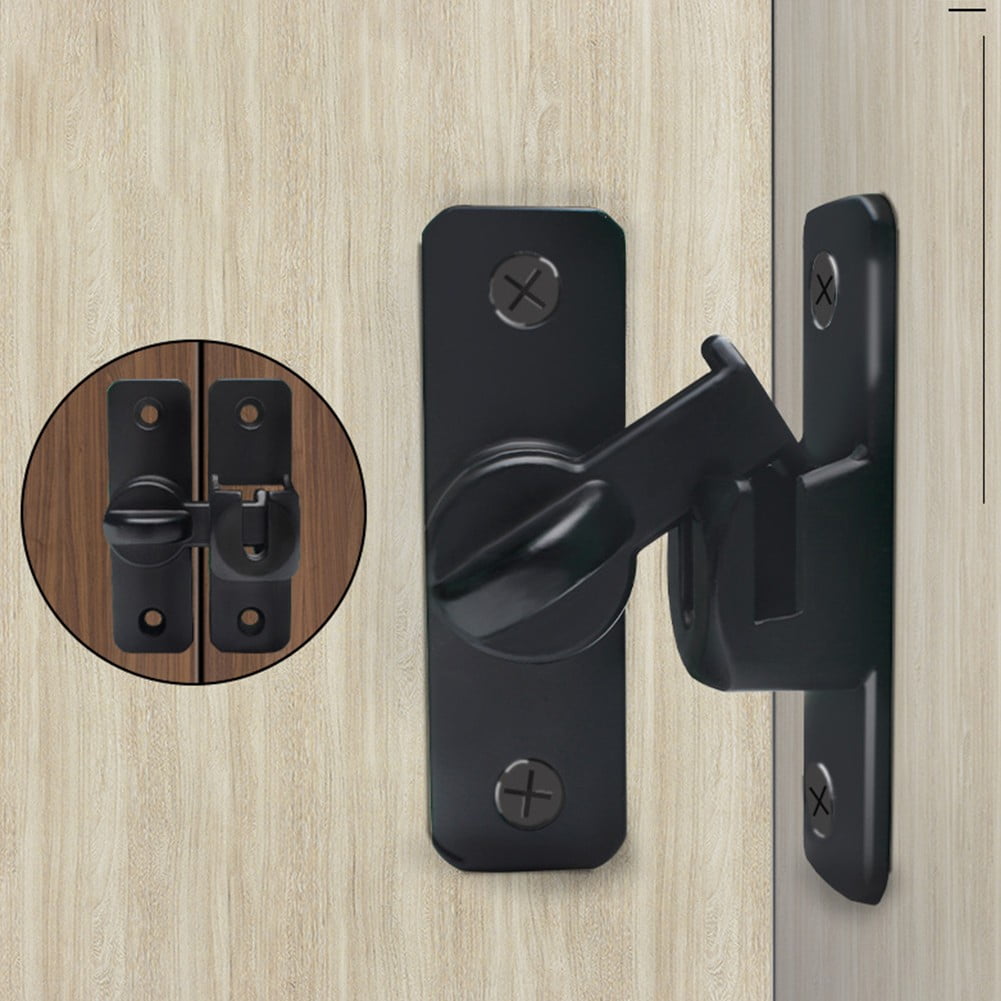 Gate Latch Sliding Barn Door Latch 90/180 Degree Safety Door Bolt Latch ...