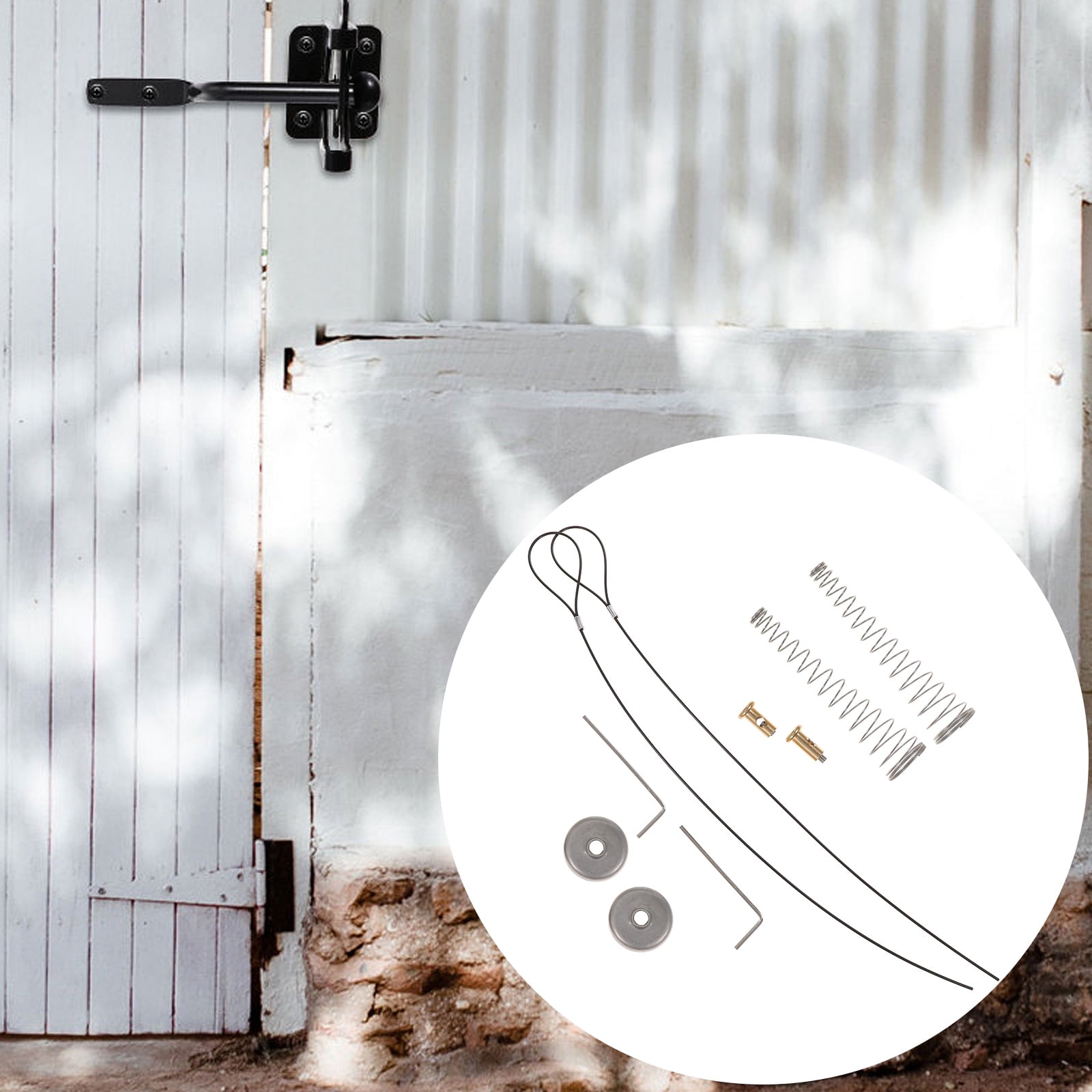 BESTONZON 2 Sets Latch Cable Assorted Color Steel Hardware for Gate ...