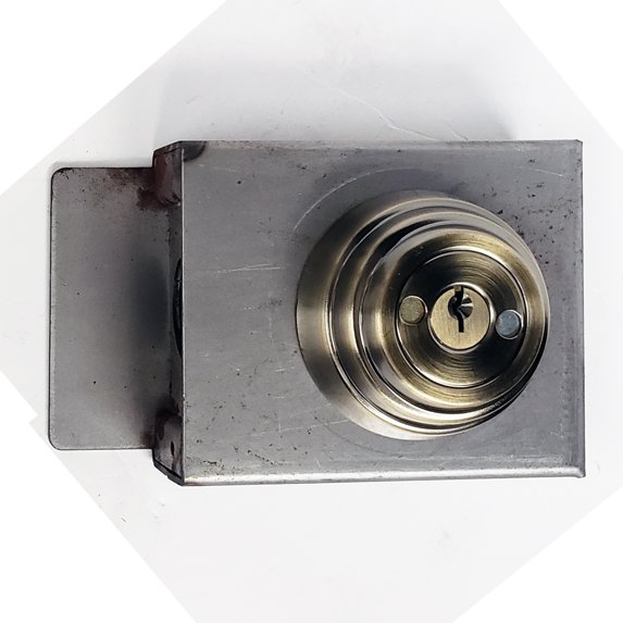 Gate Lock Boxes Double Cylinder Deadbolt Gate Lock with Weldable Steel ...