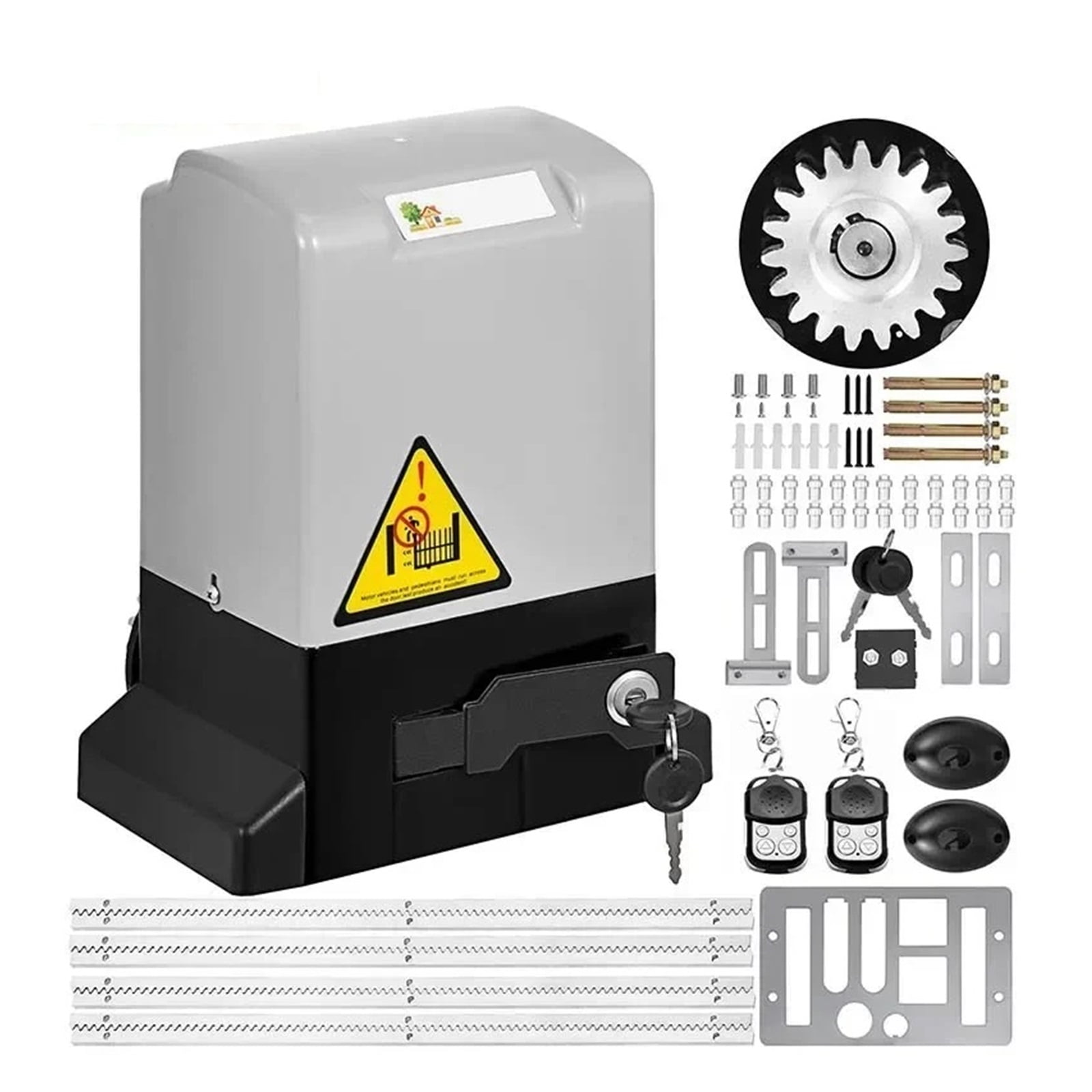 Gate Opener 1300LBS Electric Garage Door Opener Automatic Sliding 2 ...