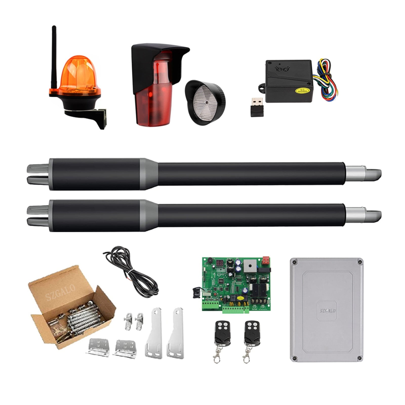 Gate Openers Linear Actuator DC Worm Gear Automatic Swing Gate Opener ...