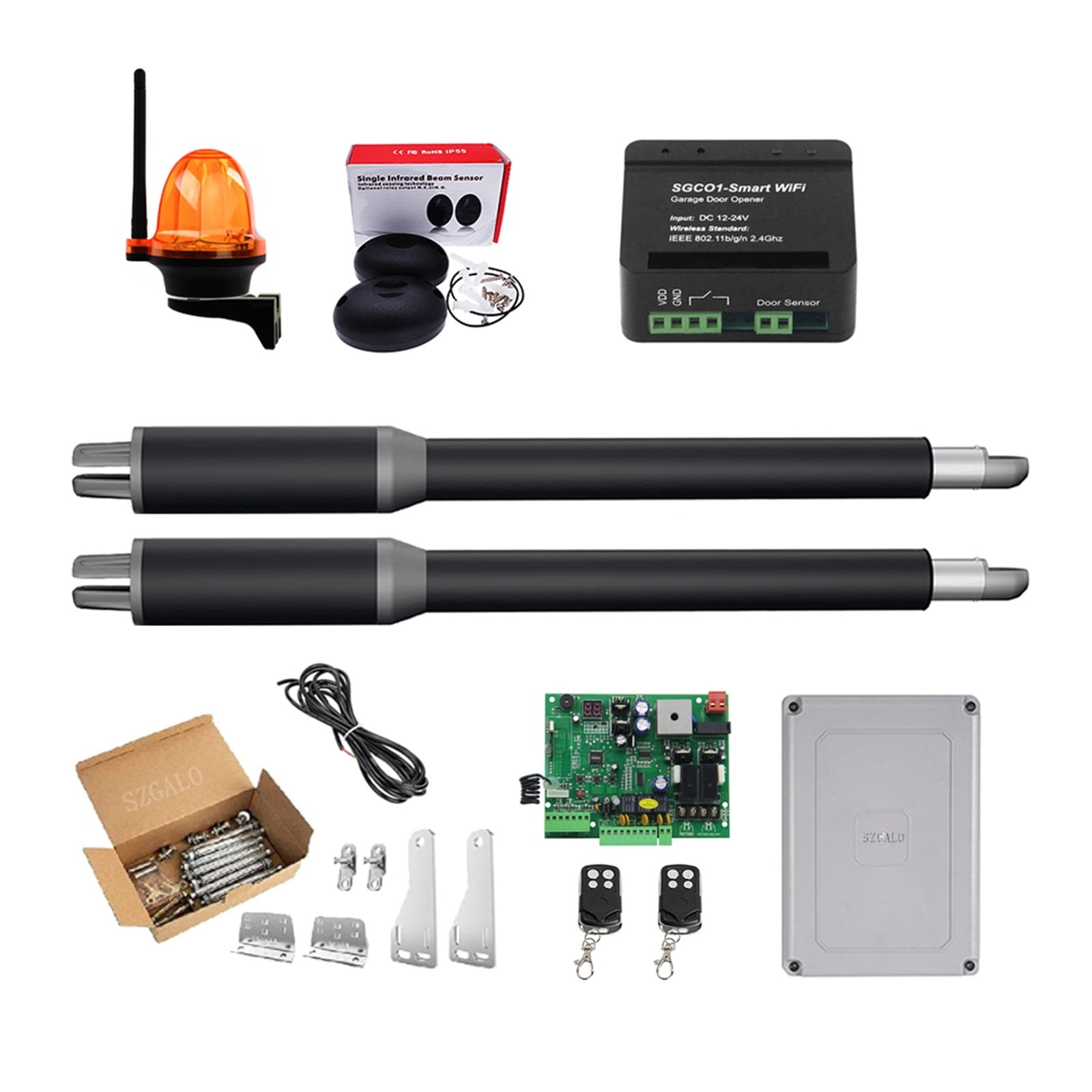 Gate Openers Linear Actuator DC Worm Gear Automatic Swing Gate Opener ...