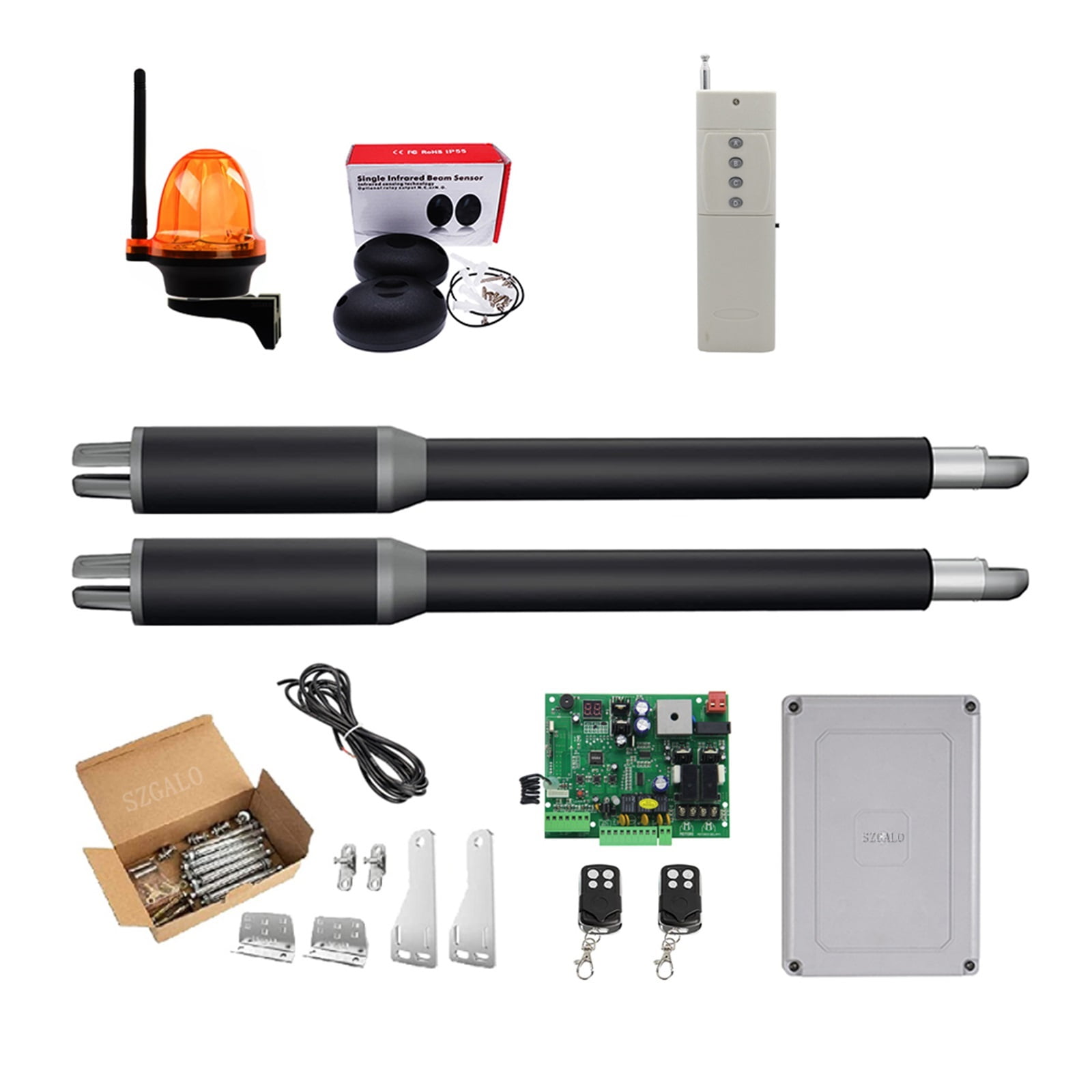 Gate Openers Linear Actuator DC Worm Gear Automatic Swing Gate Opener ...