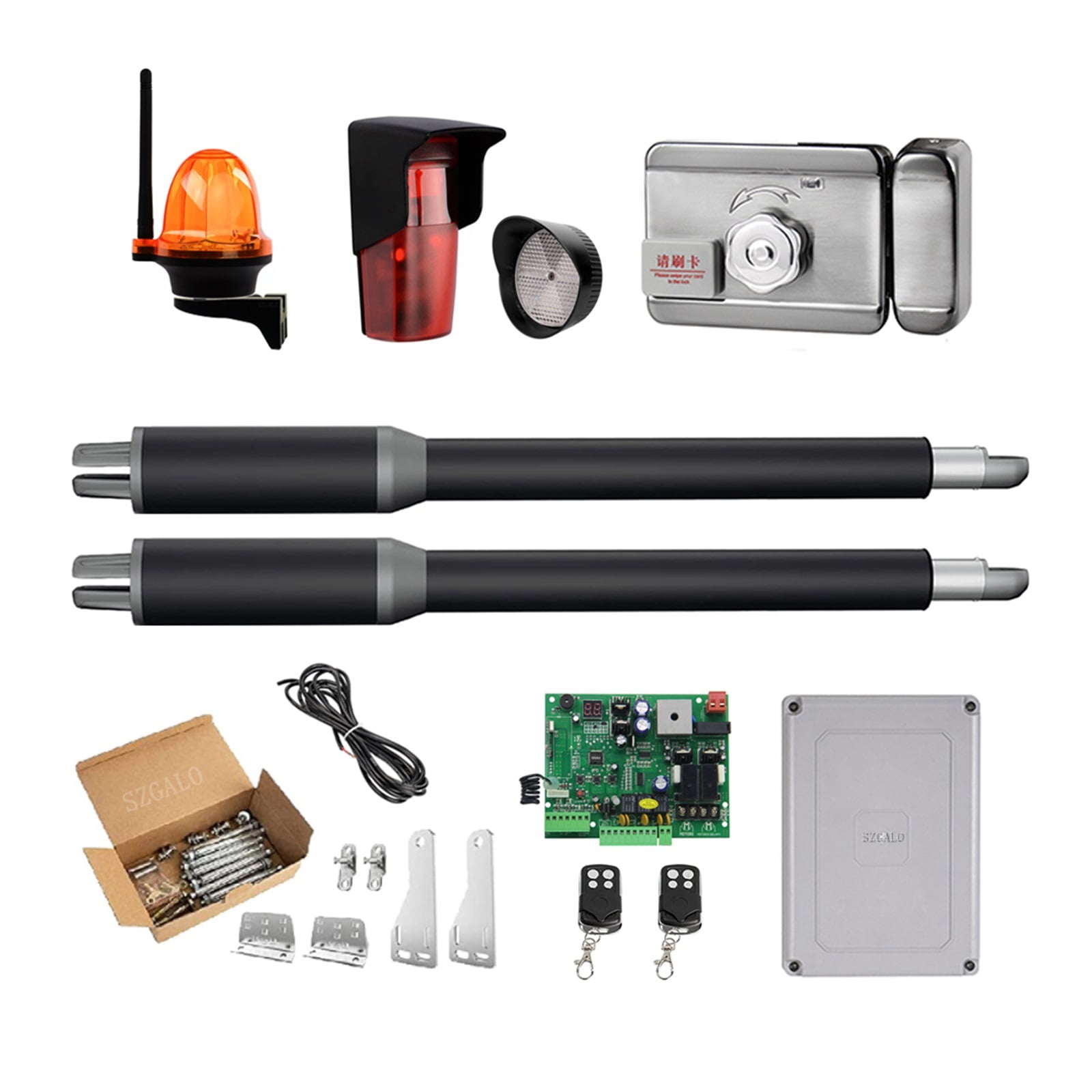 Gate Openers Linear Actuator DC Worm Gear Automatic Swing Gate Opener ...