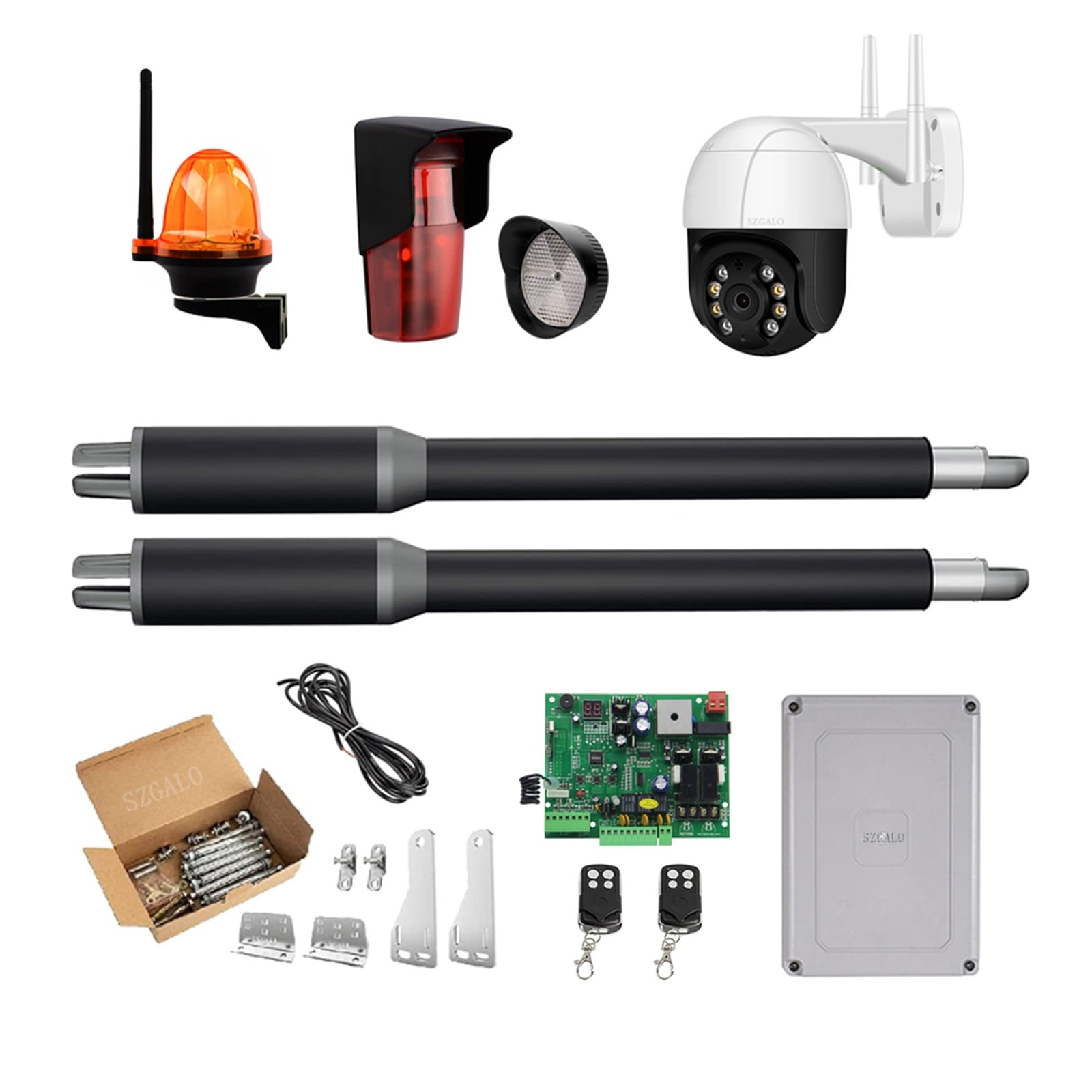 Gate Openers Linear Actuator DC Worm Gear Automatic Swing Gate Opener ...