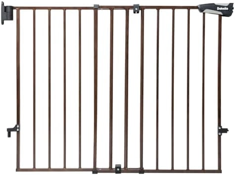 Gate for Stairs & Doorways, 26-43" W 28" H No Bottom Bar| Easy ...