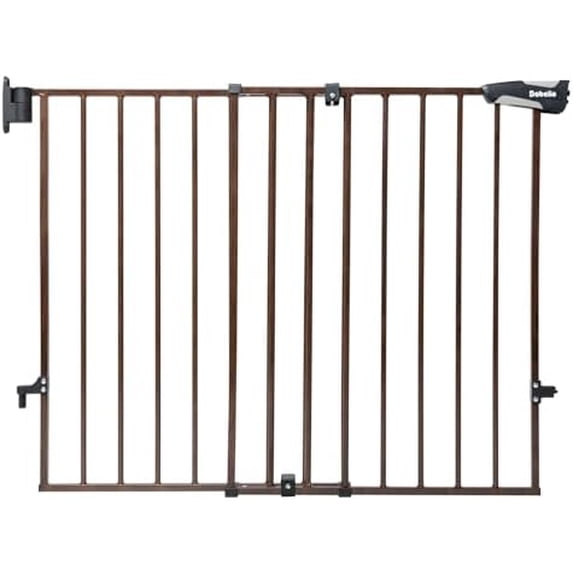 Gate for Stairs & Doorways, 26-43" W 28" H No Bottom Bar| Easy ...