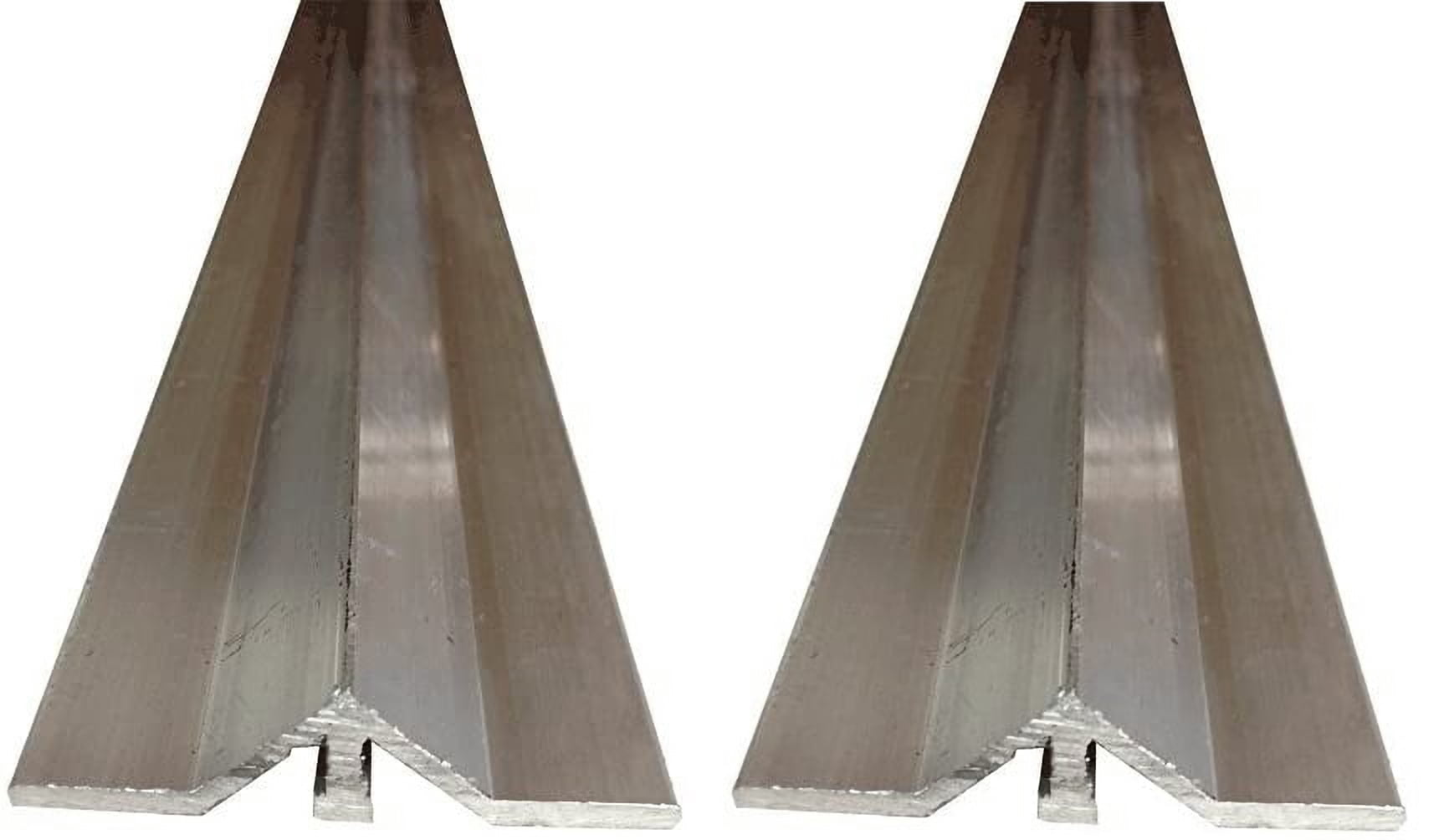 V Track 12ft Aluminum Gate, 2x6ft Sections, Sliding Driveway ...