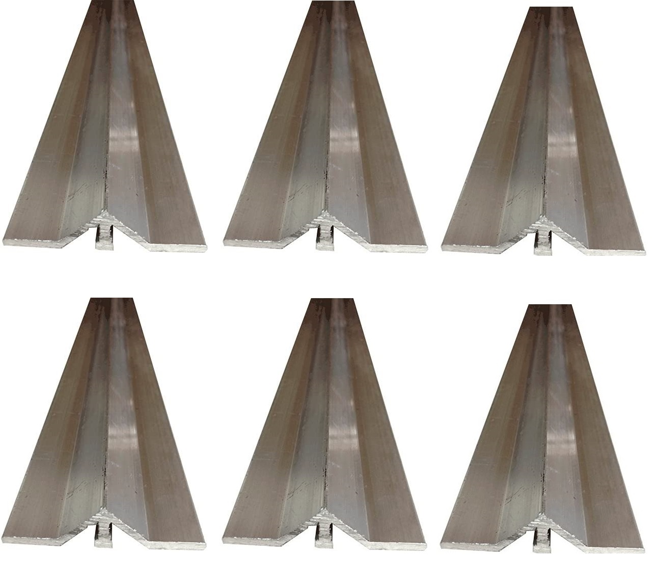 Gate V Track Aluminum 36ft 6 pieces of 6ft Sections for Sliding Slide ...
