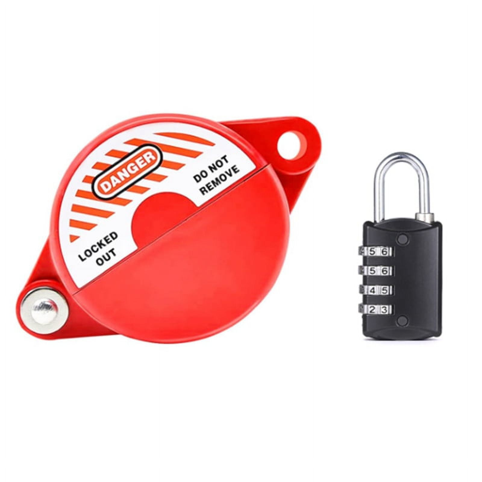 Gate Valve Lockout Device with Coded Lock Suited for 1 to 2-1/2 Gate ...