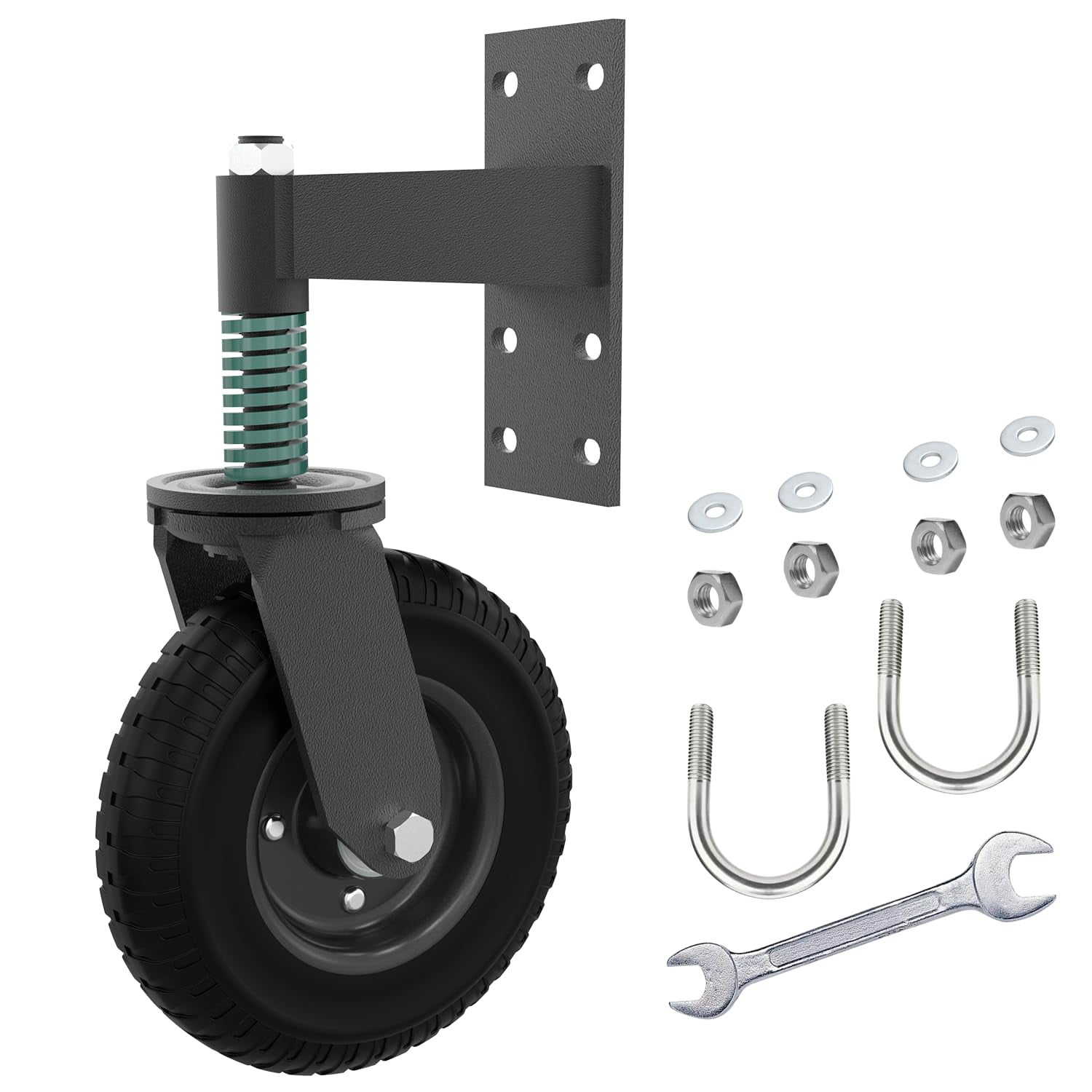 Gate Wheel 6" Fence Gate Wheels for Metal Tube Gate,500 lb Capacity ...