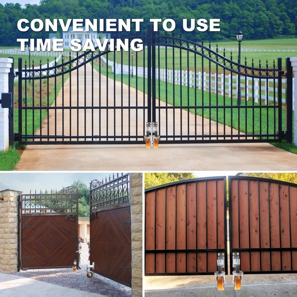 Gate Wheel, 6 Inch Heavy Duty Fence Gate Wheels for Wooden Gate and ...