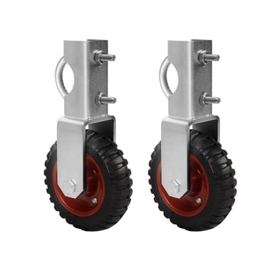 BAOSITY Gate Wheel Fence Gate Wheel Easy to Install Swivel Casters Gate ...