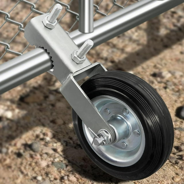 Gate Wheel for Metal Swing Gate with 1-5/8" Thru 2" Gate Frames, Heavy ...