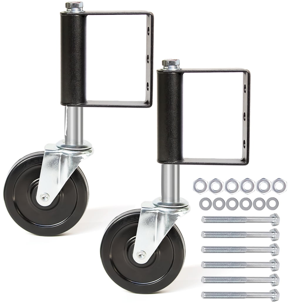 Walmart 4-Inch Heavy Duty Spring Loaded Gate Caster Wheel for Wooden ...