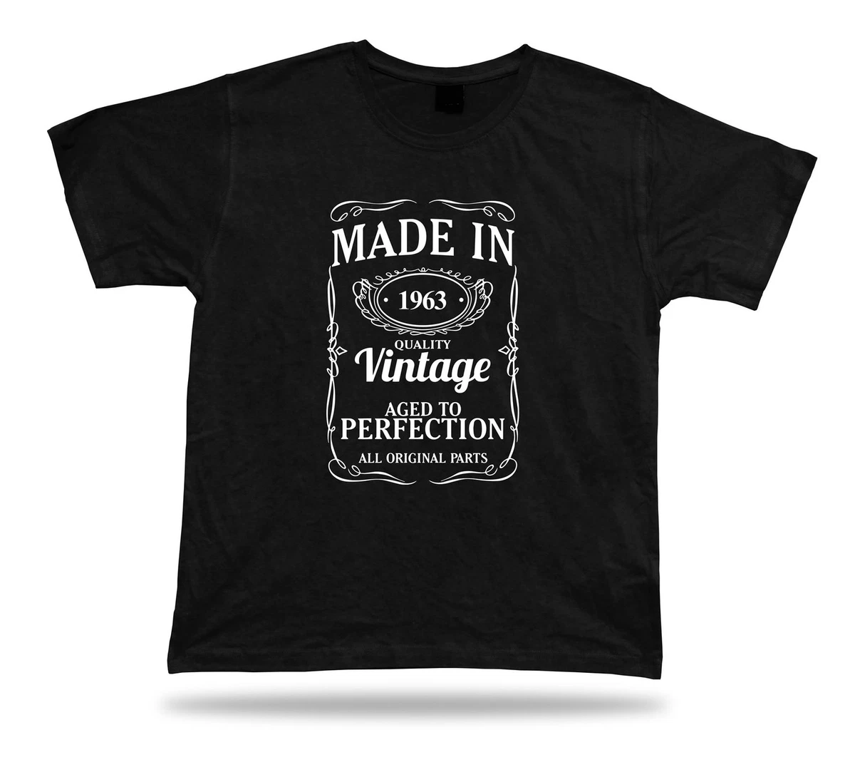 Gategoo Printed T Shirt Tee Made In 1963 Birthday Present , Vintage T ...