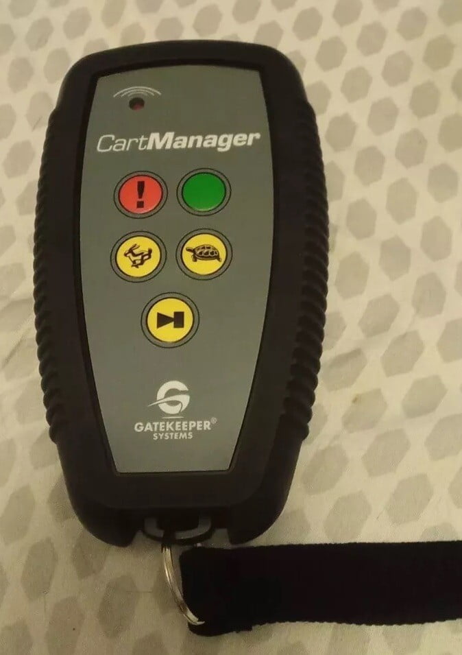 Gatekeeper K-9400 Wireless 5-Button Portable Remote Control For Cart ...