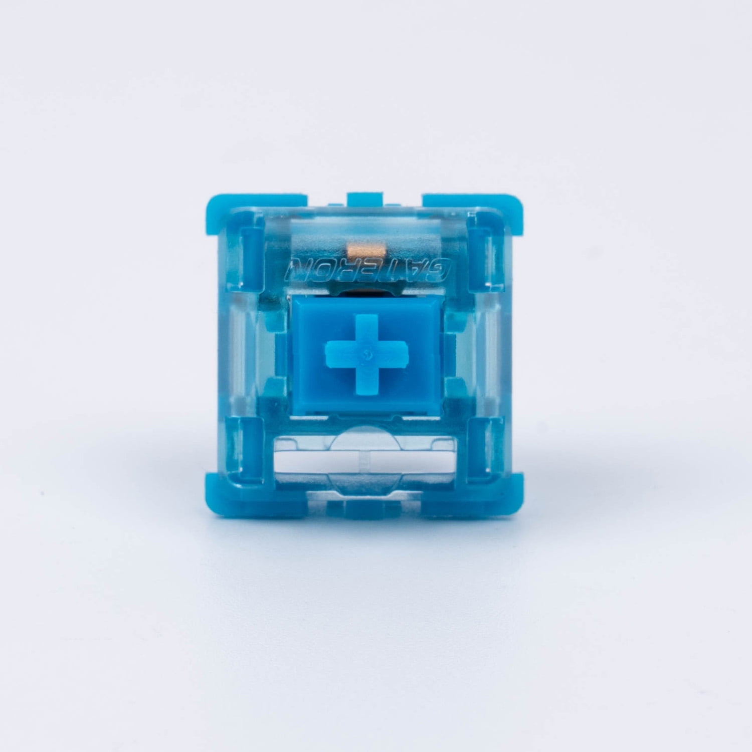 Gateron Phantom Blue Clicky Keyboard Switches, RGB LED 60gf Key ...