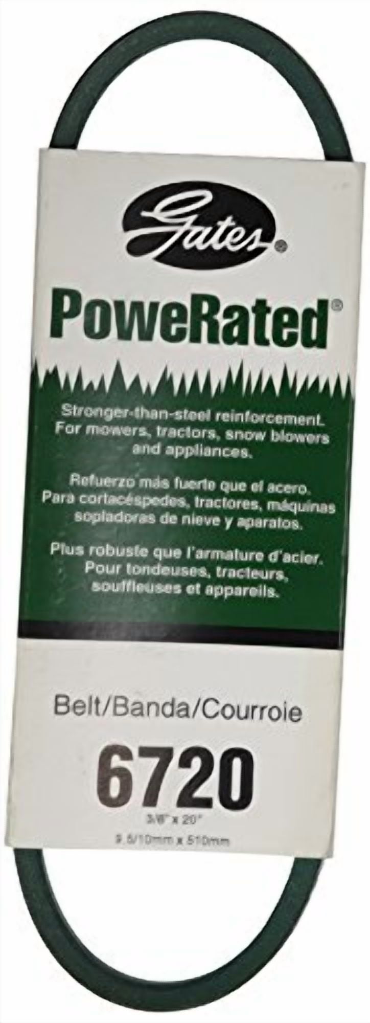Gates 6720 Powerated Belt - Walmart.com
