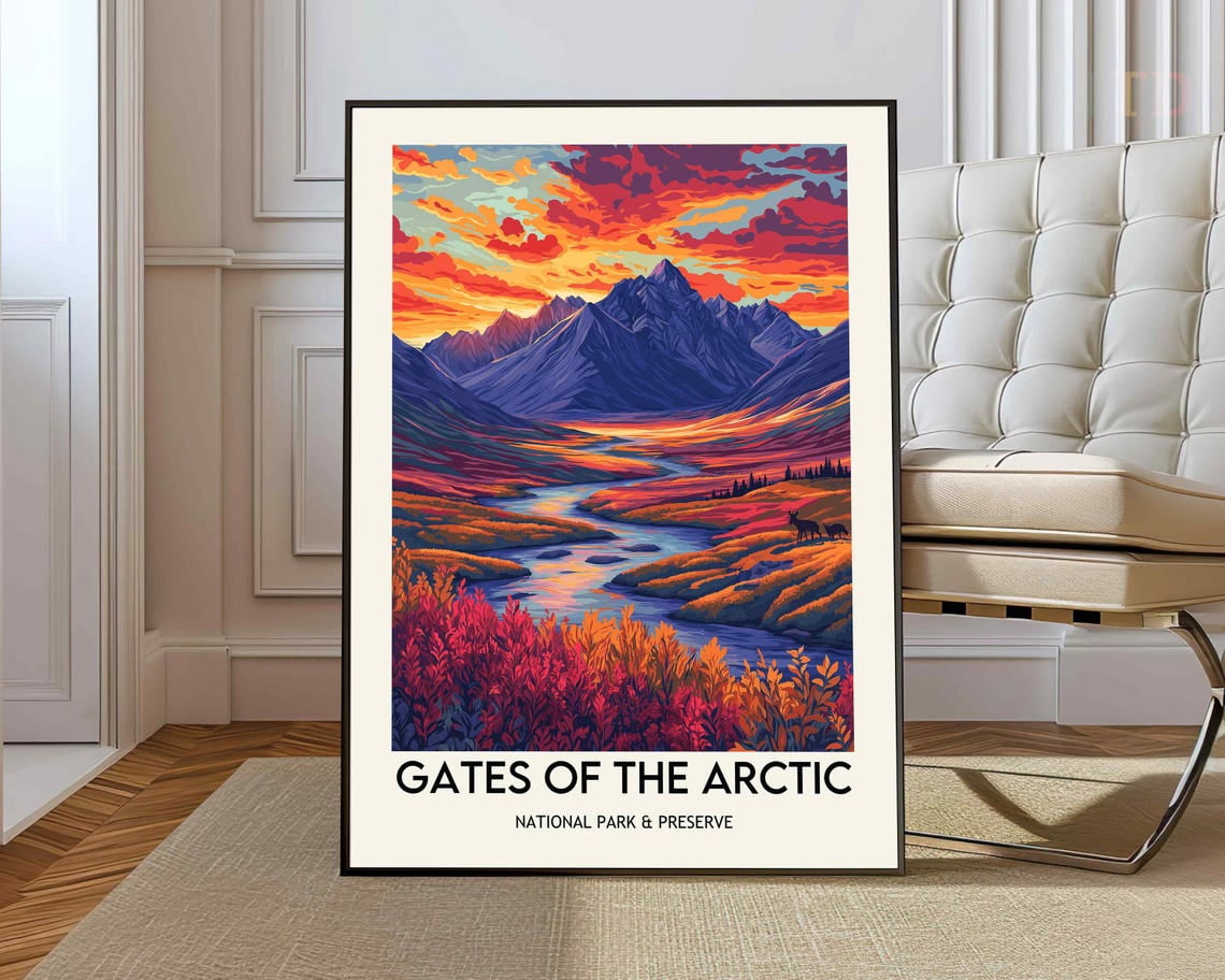 Gates Of The Arctic National Park, Gates Of The Arctic Poster, Gates Of ...