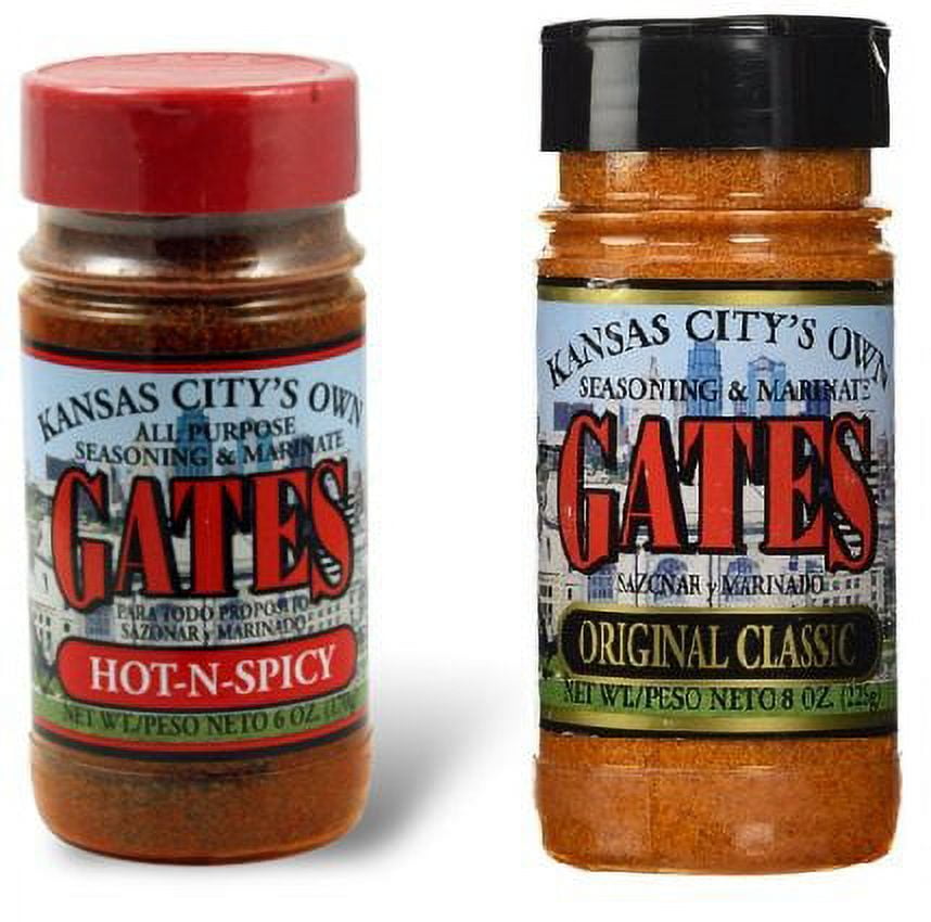 Gates Bar-B-Q All Purpose Original Classic) BSL1 & Hot n Spicy 2 Pack ...