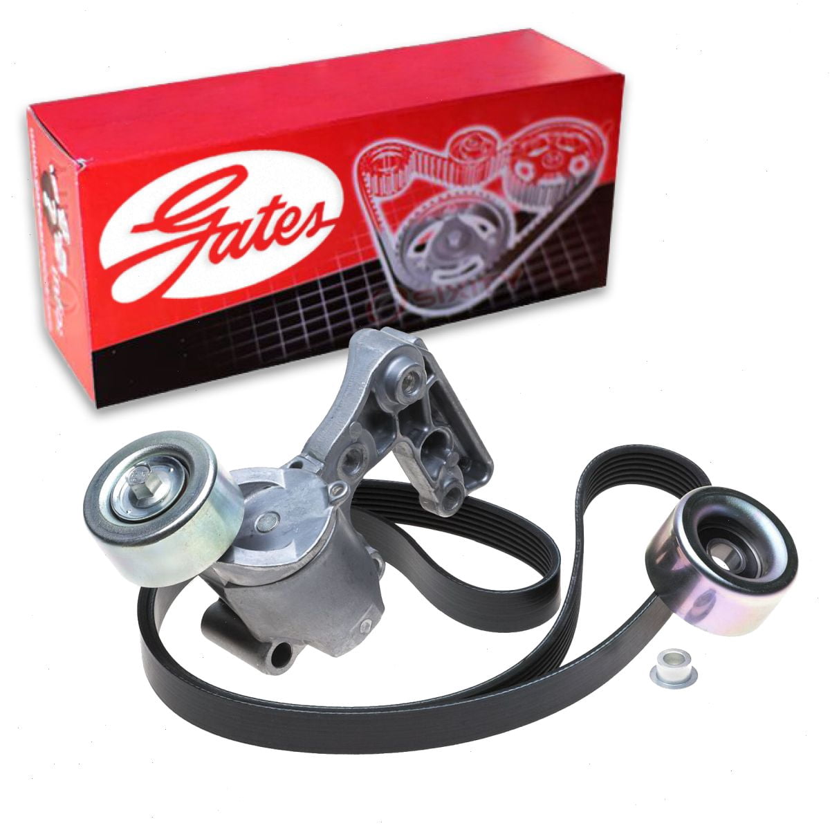 Gates Complete Serpentine Belt Drive Component Kit compatible with ...