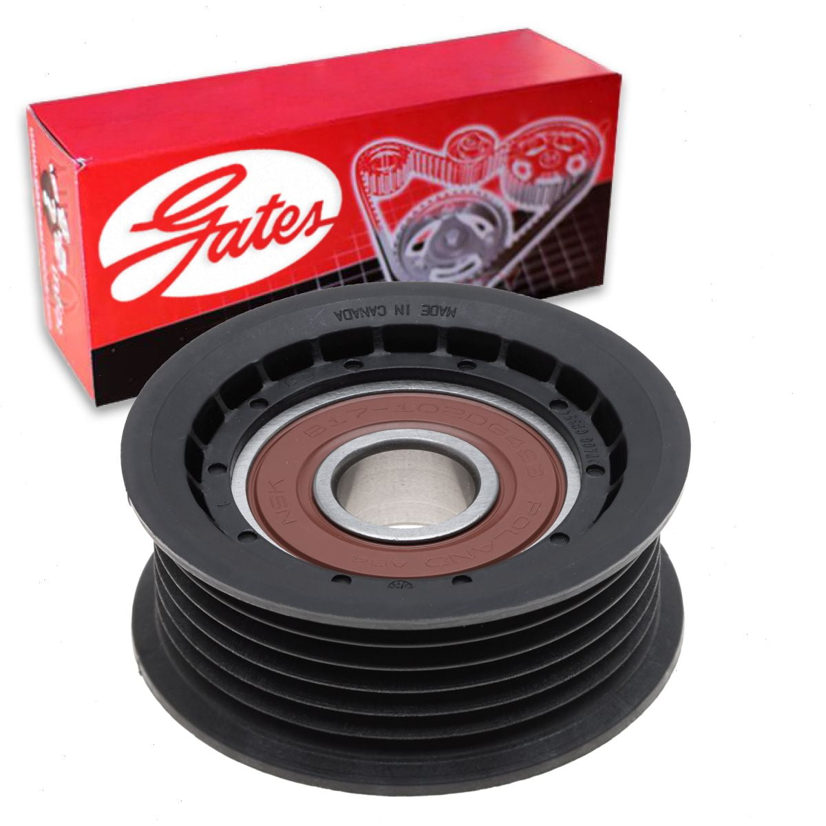 Gates DriveAlign Drive Belt Idler Pulley compatible with Dodge Grand ...