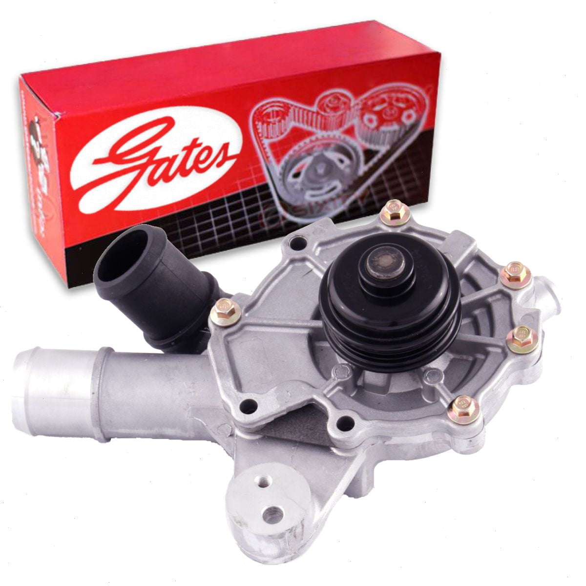 Gates Engine Water Pump compatible with Ford Escape 3.0L V6 2003-2006 ...