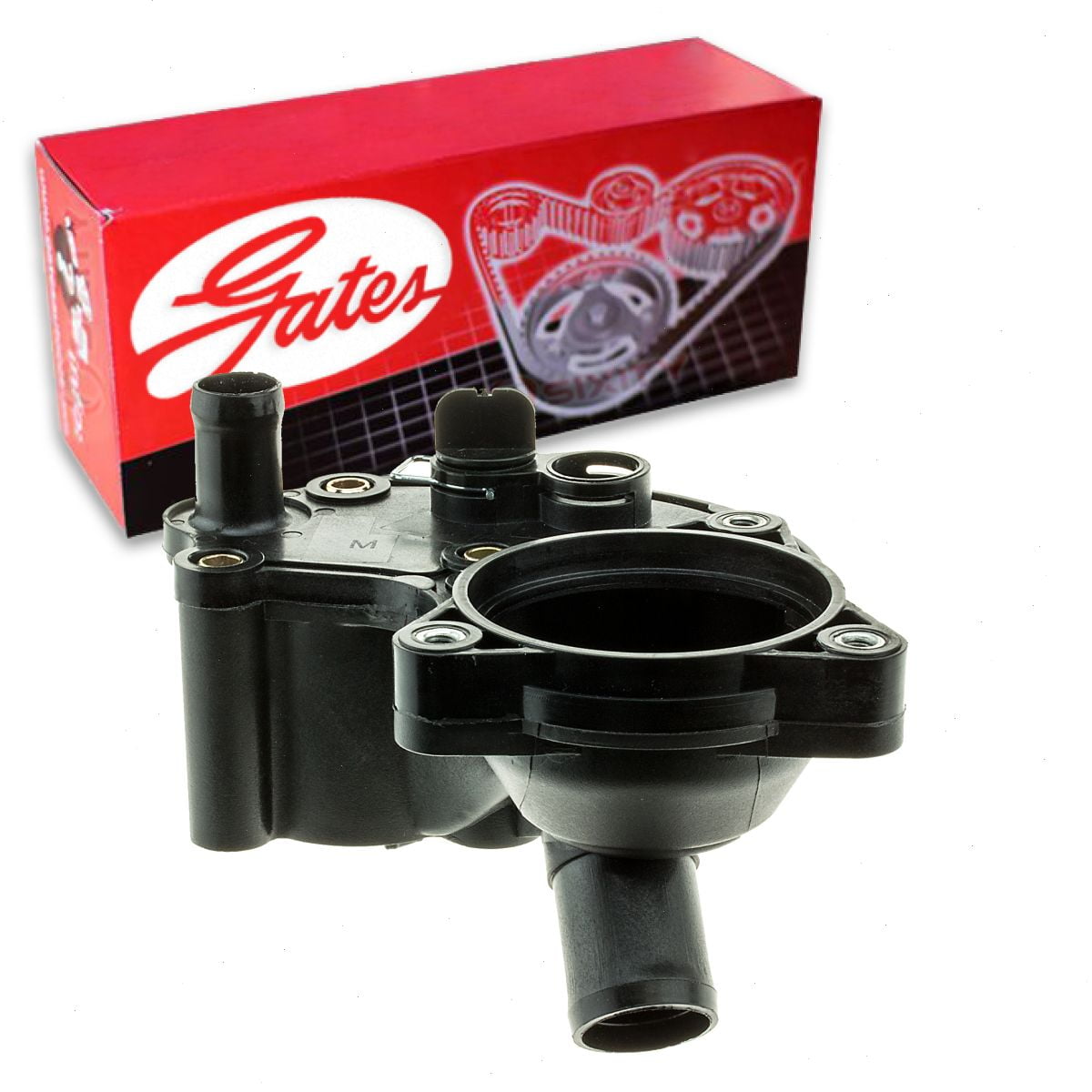 Gates Lower Housing Engine Coolant Water Outlet compatible with Ford ...