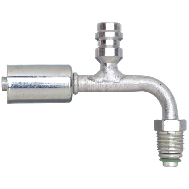 Gates Male SAE Tube O-Ring Nut Swivel-R134a Svc Port-90 Bent Tube-Alum ...