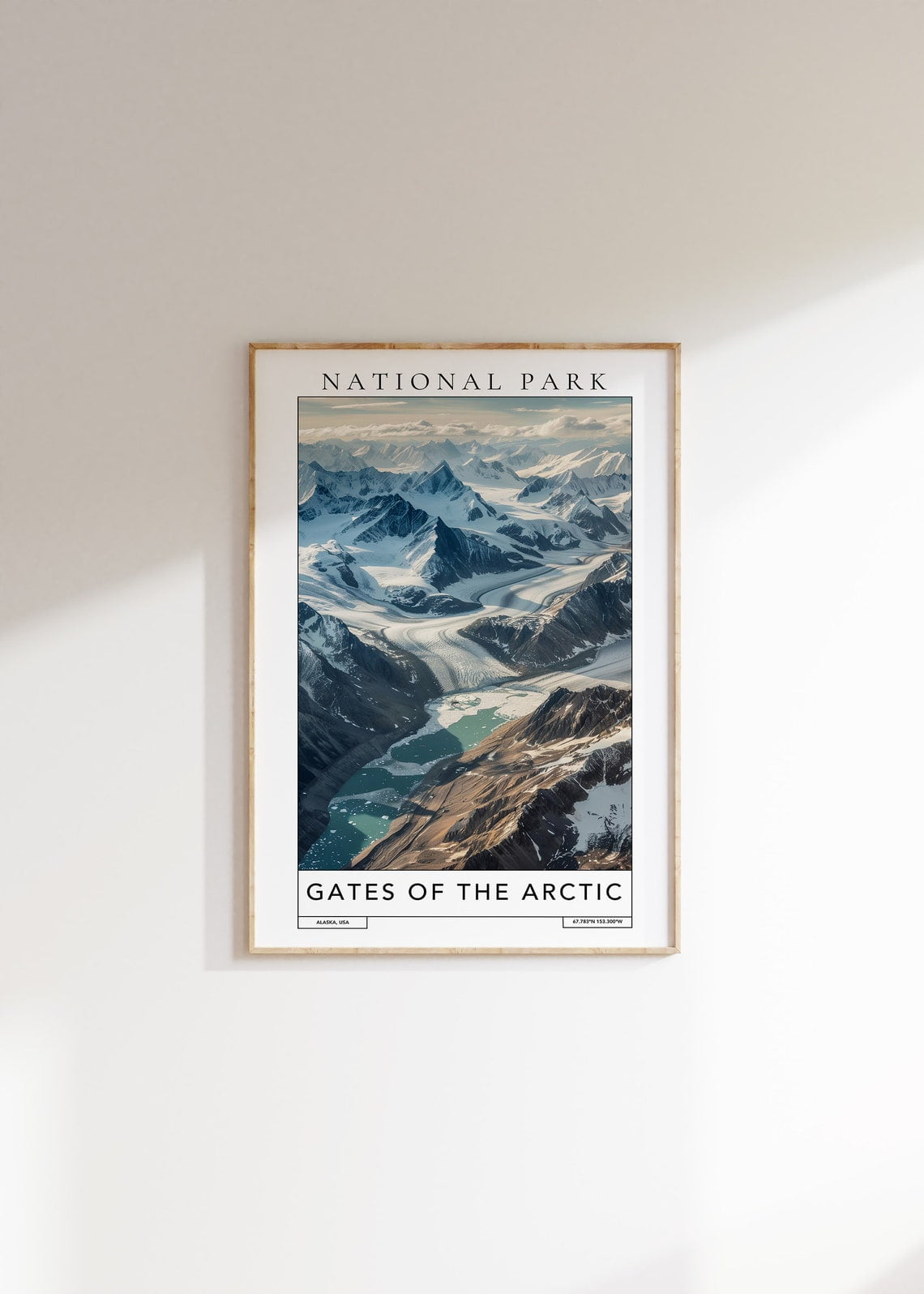 Gates Of The Arctic National Park Poster: Alaska Travel Poster ...