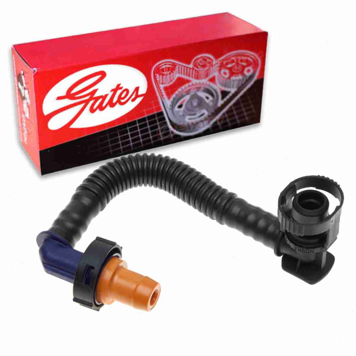 Gates PCV Valve To Intake Engine Crankcase Breather Hose compatible ...