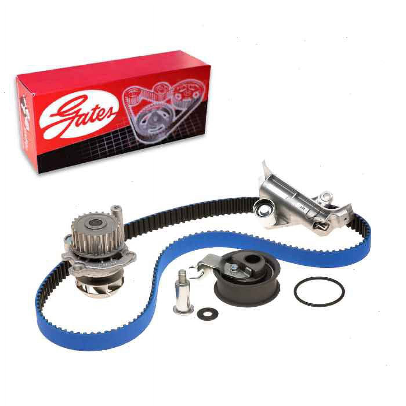 Gates RPM Timing Belt Kit w Water Pump compatible with Audi A4 1.8L L4 ...